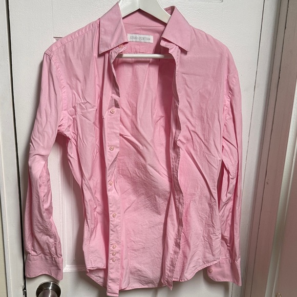 enzo custom | Shirts | Classic Pink Mens Button Down Shirt | Poshmark